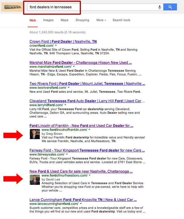 Dealer Uses Author Tags For Search Visibility Automotive SEO